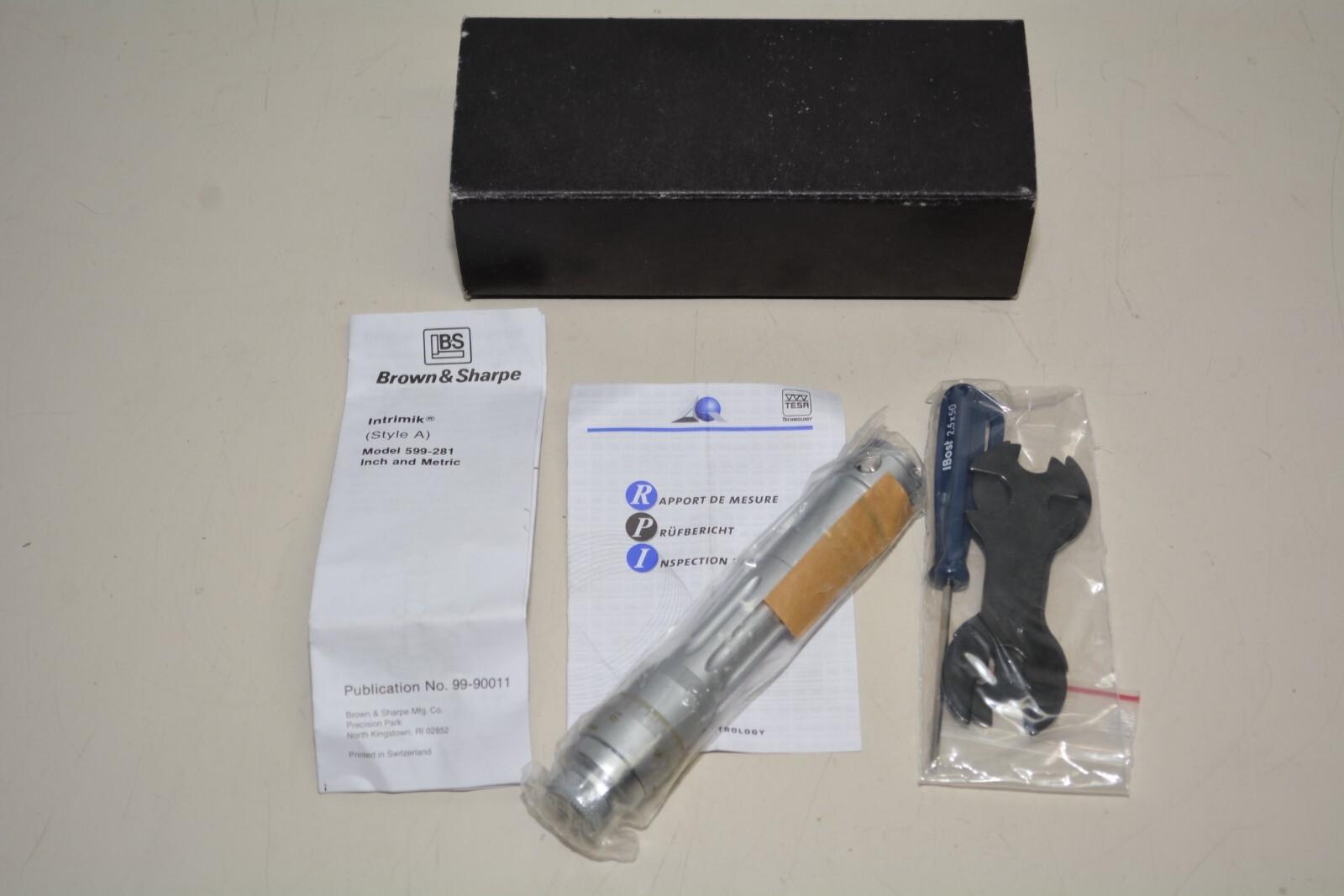 Tesa Brown & Sharpe 599-281-10 Mechanical 3-Point Inside Micrometer # ...