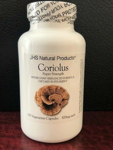 JHS Natural Products Coriolus Super Strenght 500 mg - 150 Capsules for ...
