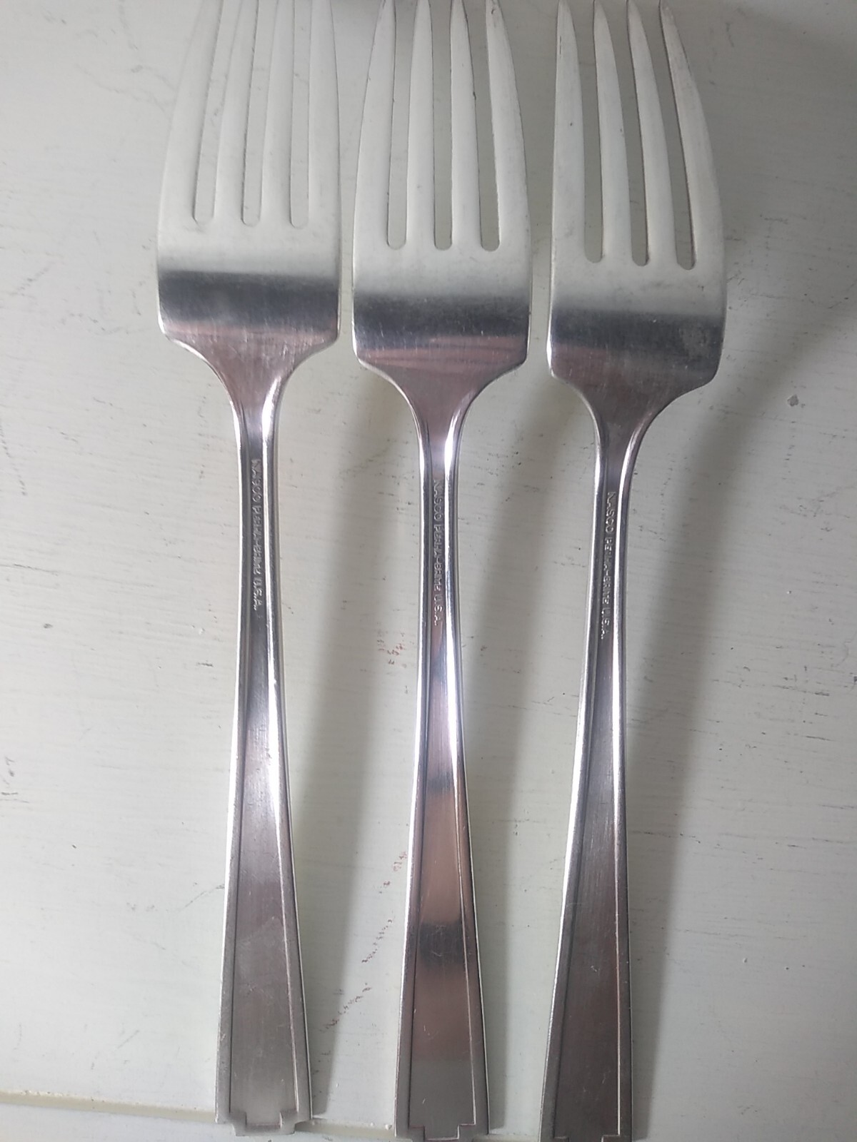 NASCO Perma-Brite U.S.A. Dinner Forks Set Of 3 | eBay