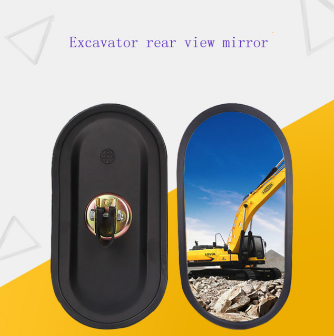 Excavator Universal Mirror Reversing Auxiliary Rearview Mirror ...