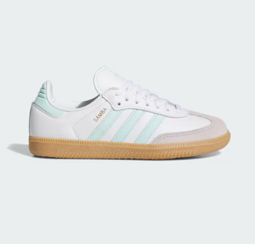 Adidas Samba OG Casual Aqua White Shoes Youth Girl & Boy Size 2 JP5481 ...