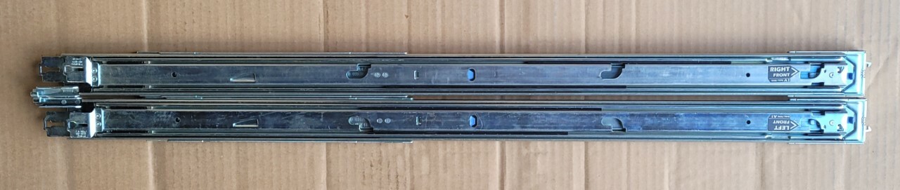 Dell PowerEdge R610 1U FULL SET Sliding Rail Kit R137J N915J Right and ...