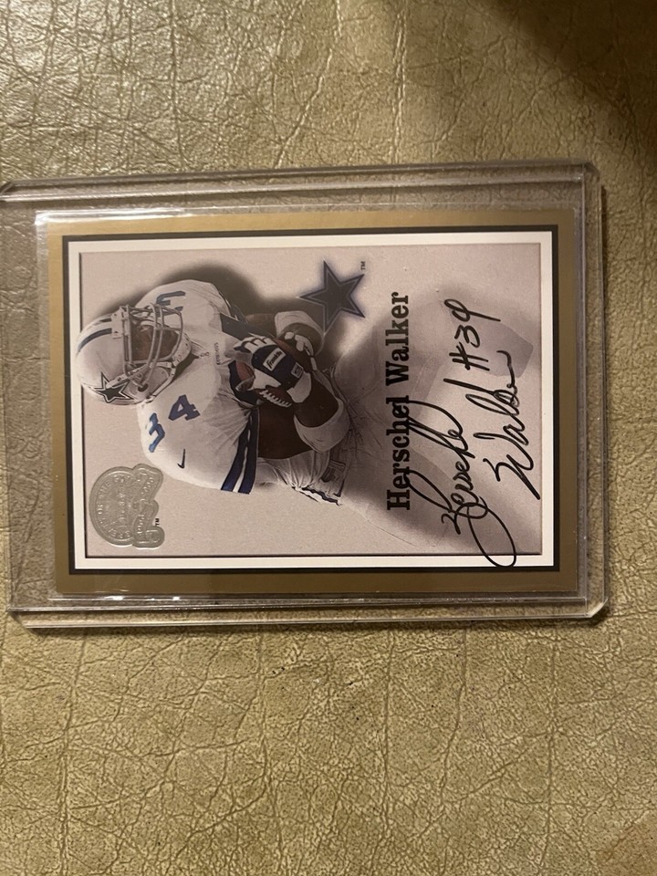 2000 Fleer Greats Of The Game Herschel Walker Autographed | eBay