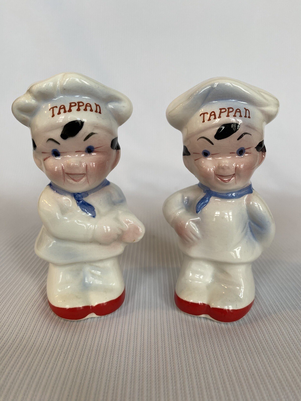 Vintage 50s Tappan Chefs Salt & Pepper Shakers Advertising Japan ...