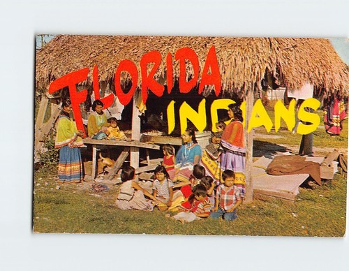 Postcard Seminole Indians in Florida USA | eBay