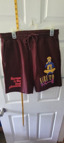 Naruto Shippuden “Ramen Is The Best Pleasure” Men's Shorts Size Large ...