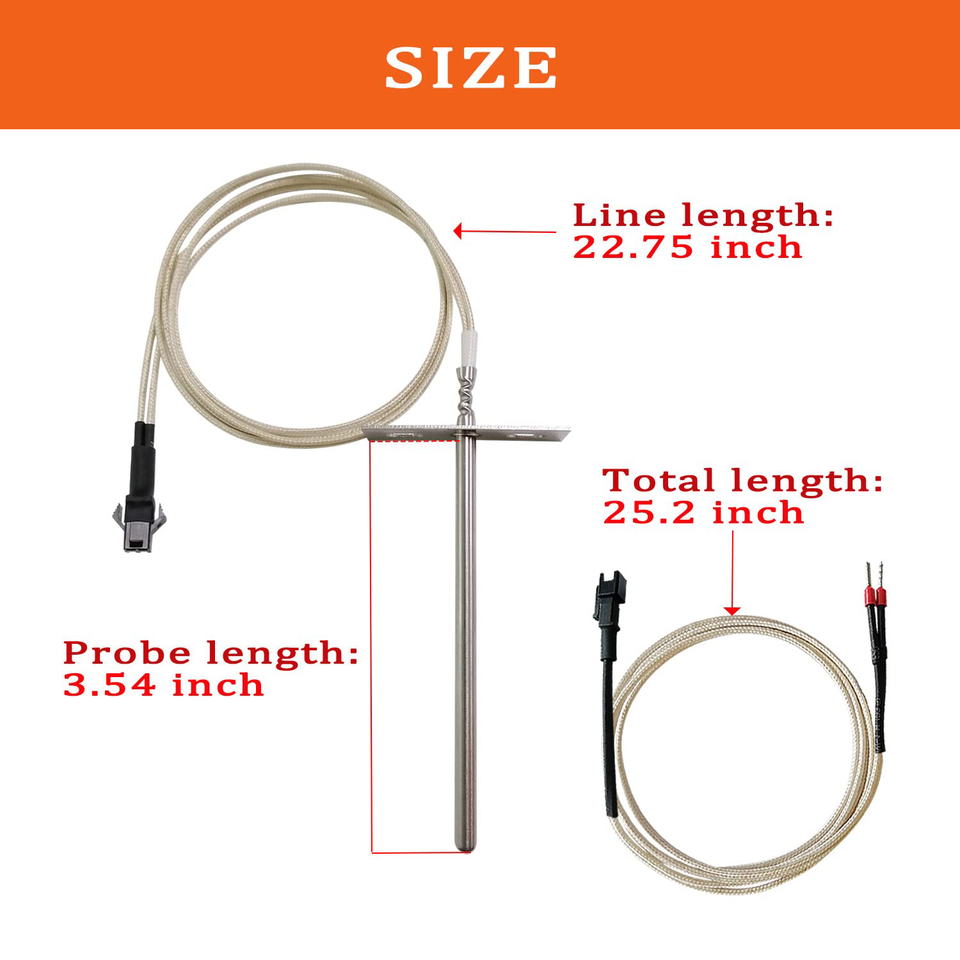 Replacement RTD Temperature Probe Sensor for Most Pit Boss 700& 820 ...