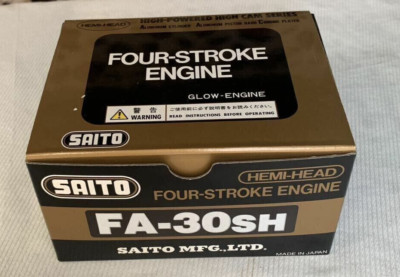 Saito FA-30SH Four-Stroke Glow Engine *NEW* | eBay