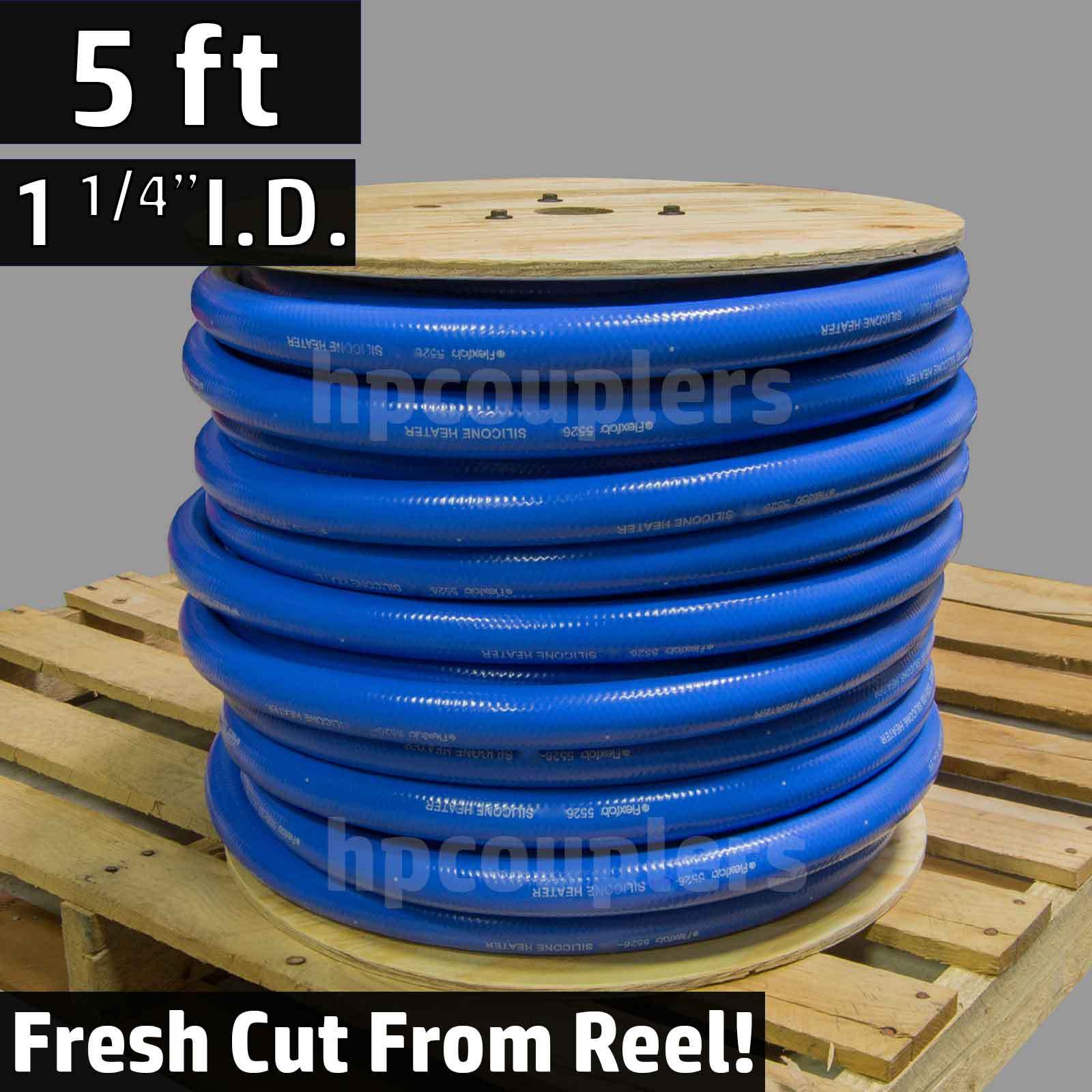5ft 1-1/4" ID FlexFab 5526 Blue Silicone Heater Hose 32mm 350F Radiator ...