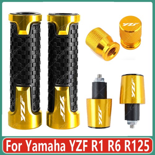 For Yamaha Yzf R1 R6 R125 Motorcycle Handlebar Grip End Handle Bar