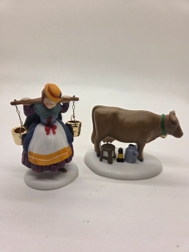Dept 56 Twelve Days of Dickens Village VIII "Eight Maids A-Milking ...