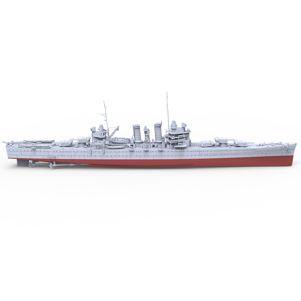 SSC756S 1:700 USA Light Cruisers Brooklyn-Class USS Brooklyn CL40 1941 ...