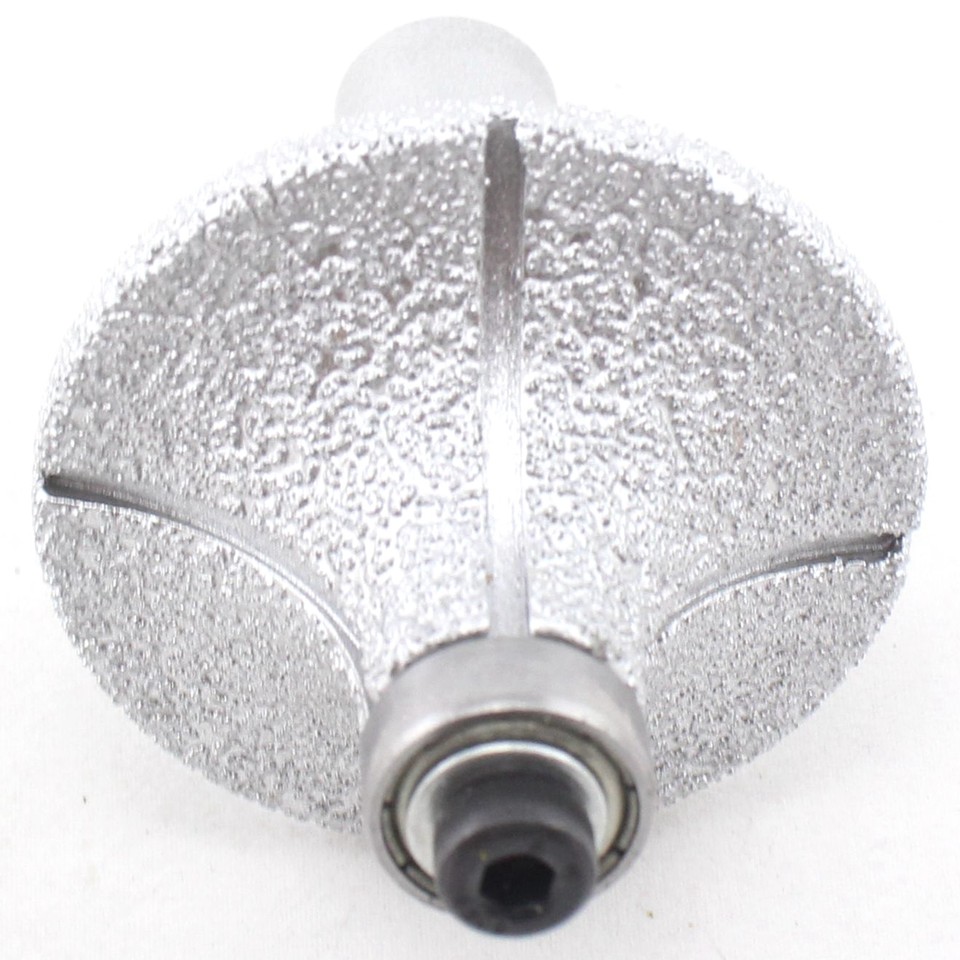 Brazed Radius Router Bit 15mm 19/32'' Head Radius Profile Wheel Shank 1 ...