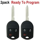 2 For 2010 2011 2012 2013 2014 2015 2016 Ford F150 F250 F350 Car Remote ...