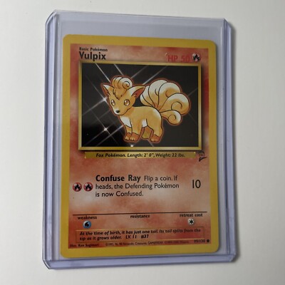Vulpix 99/130 Base Set 2 WOTC Pokemon Card HP-DMG | eBay