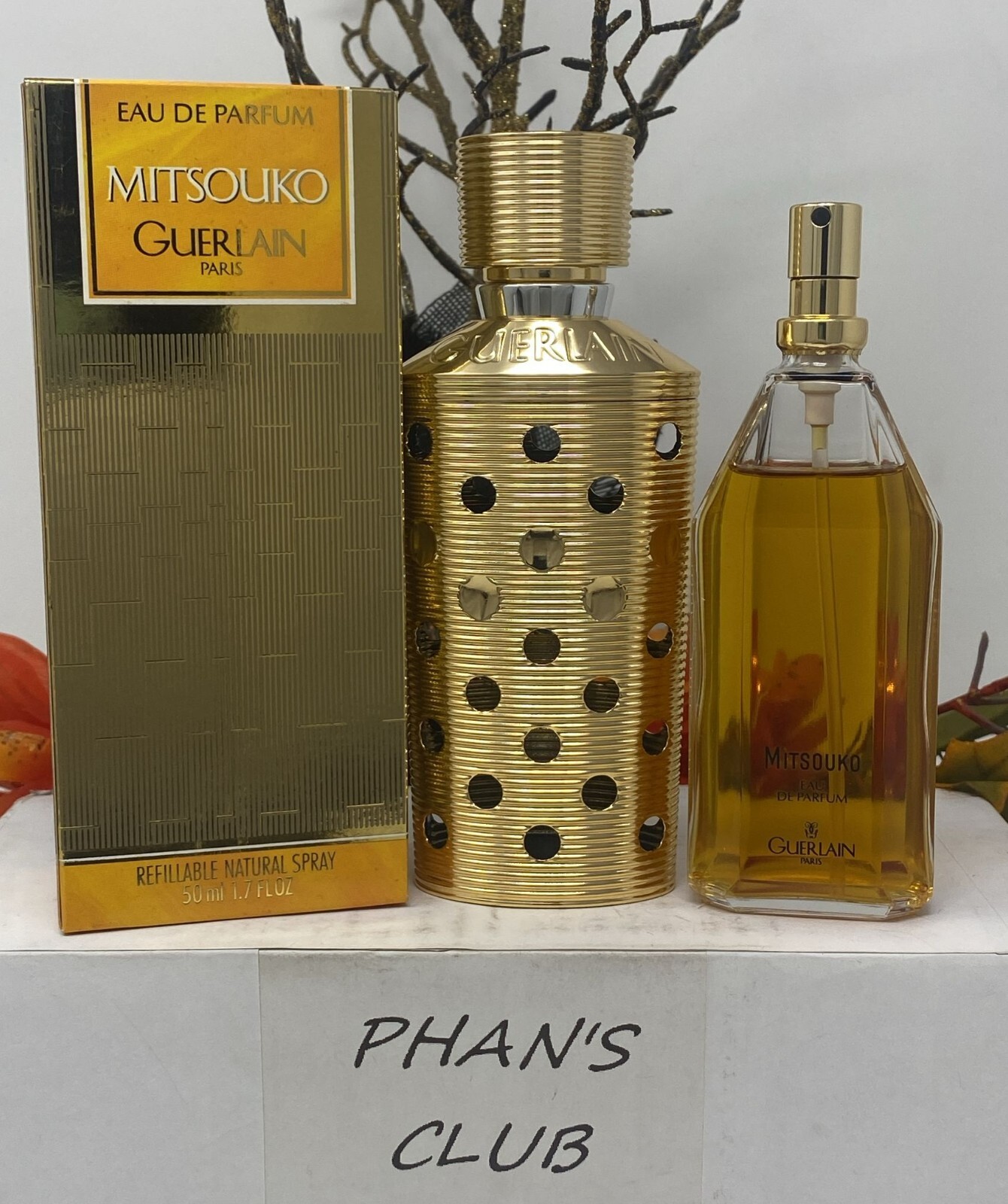 Guerlain Mitsouko 1.7oz EDP Refillable Chypre Fruity Vintage Perfume ...