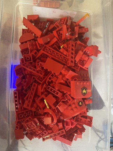 LEGO Red Bricks Parts Pieces Bulk Lot | eBay
