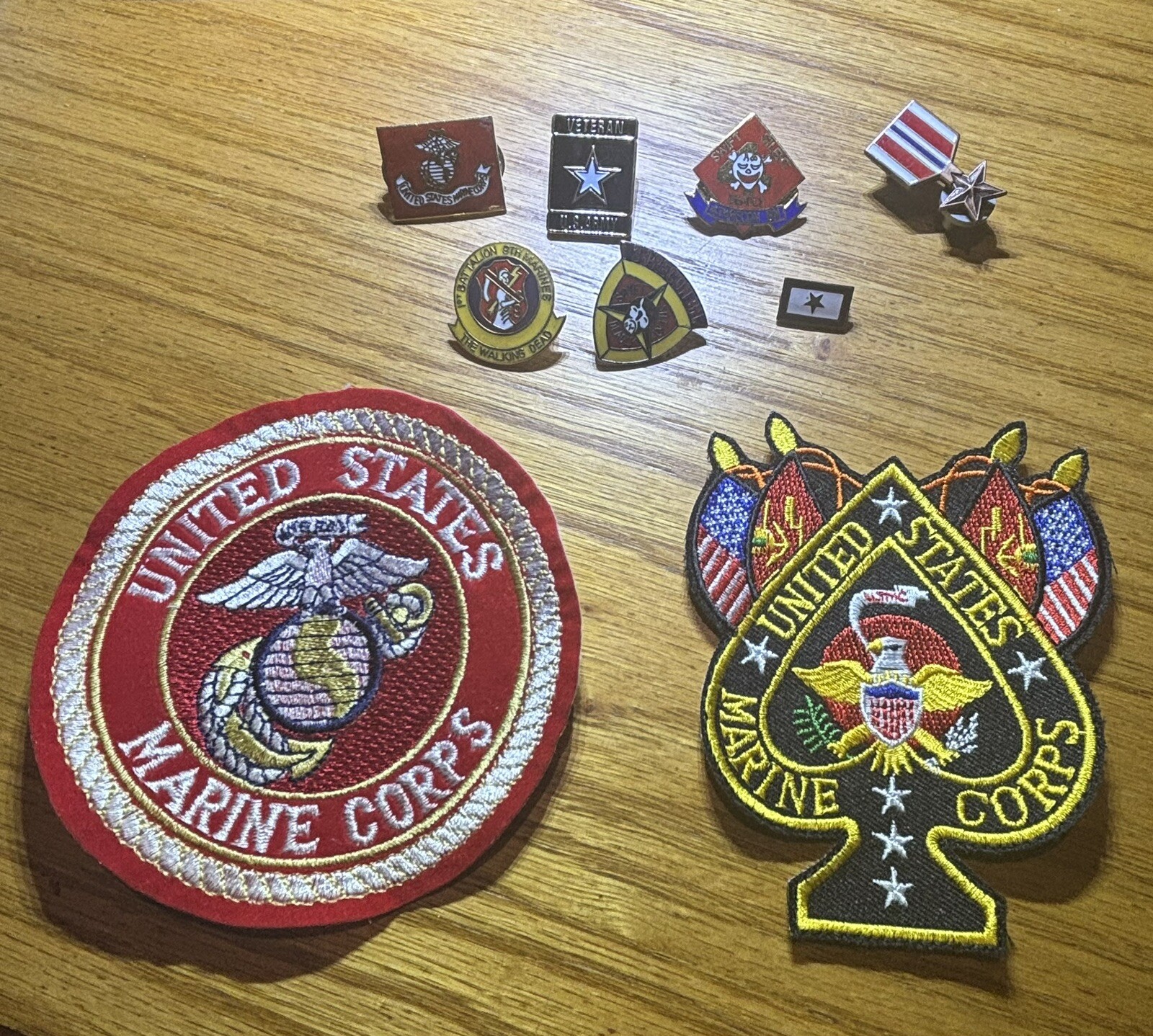 Marine Patches And Metals USMC And Army Metals | eBay