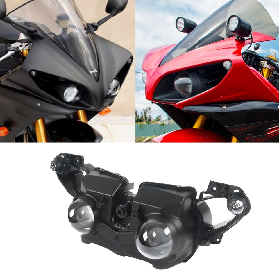 Motorcycle Headlamp Headlight for Yamaha YZF R1 2009-2011 09 10 11 Head ...