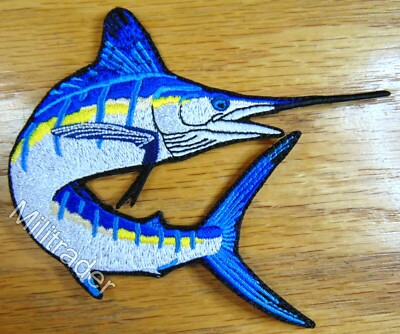 Swordfish Broadbill Sport Hunting Worldwide Fishing Patch | eBay