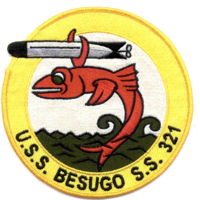 5" NAVY USS SS-321 BESUGO EMBROIDERED PATCH | eBay