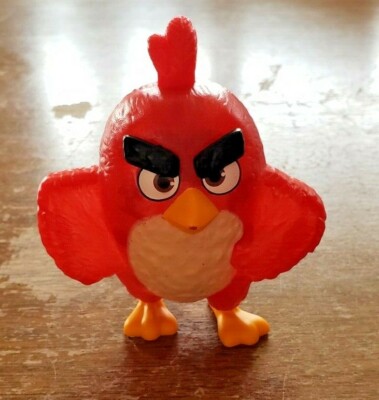 McDONALD'S HAPPY MEAL TOY RED ANGRY BIRDS ACTION FIGURE 3 1/2'' TALL ...