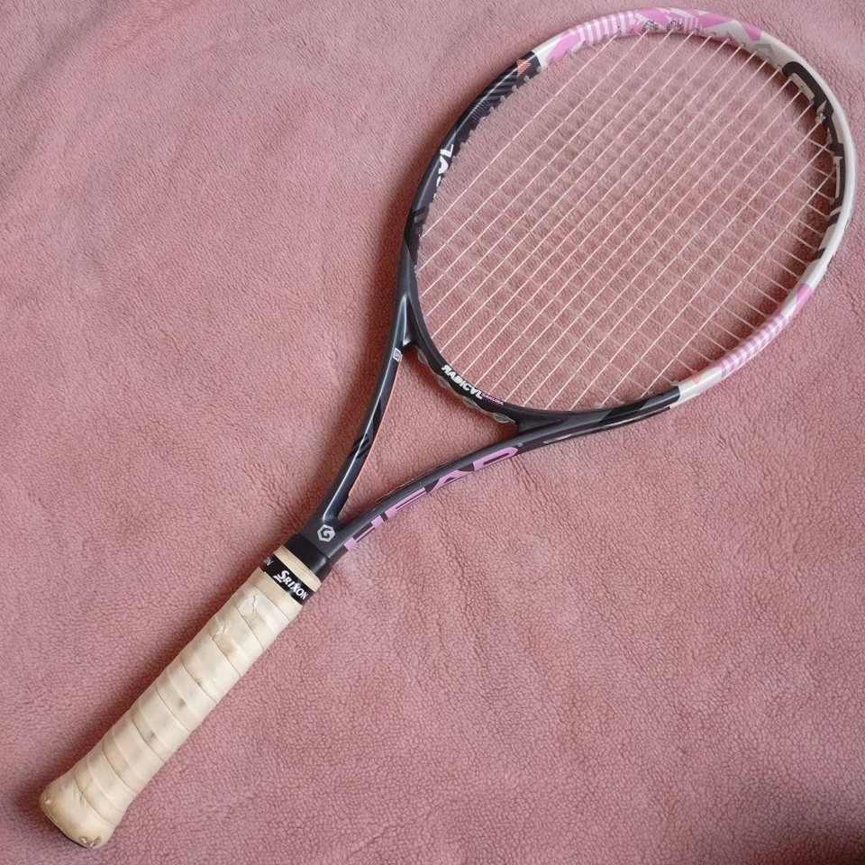 HEAD Radical Sakura Tennis Racket G1 Black White Pink | eBay
