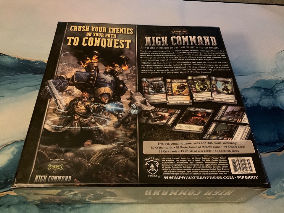 Warmachine High Command Deck-Building Game Brand New/Sealed ...
