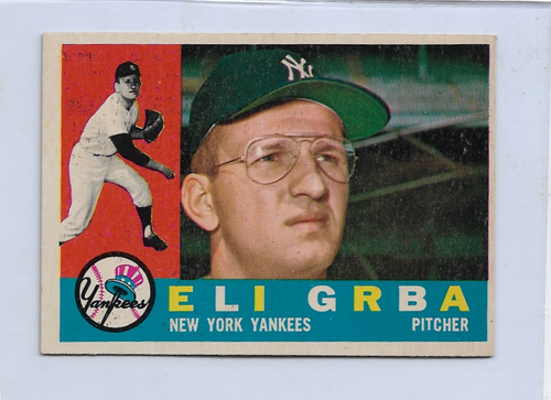 Eli Grba 1960 Topps Baseball #183 Rookie Card EXCELLENT | eBay