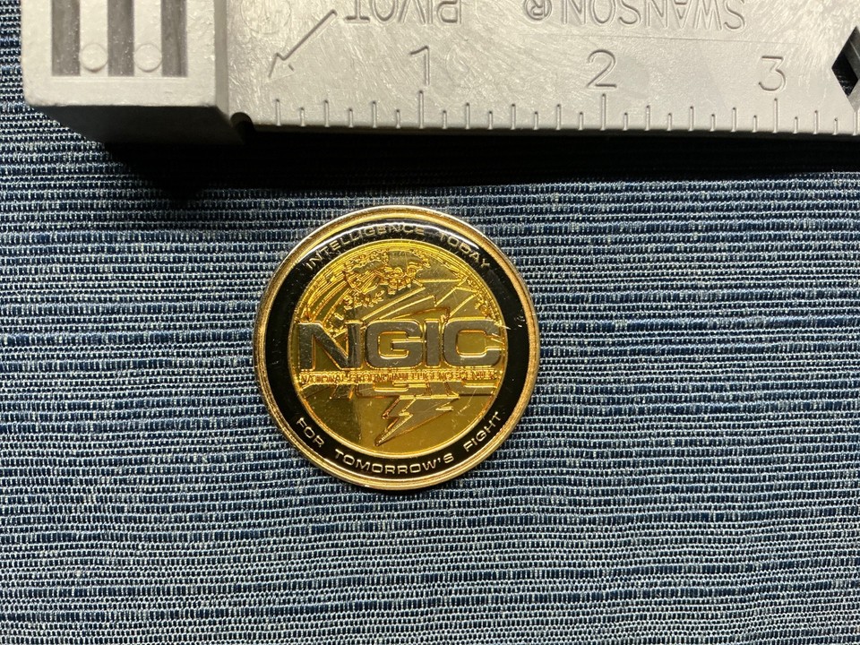 Challenge Coin, U.S. Army, National Ground Intelligence Center, Serial ...