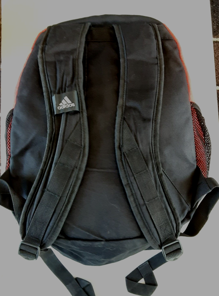 Adidas Backpack/Daypack Orange and Black RN#90288. | eBay