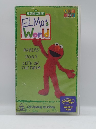 Sesame Street Elmo’s World Volume 2 (Babies Dogs Farm) Vintage VHS ...