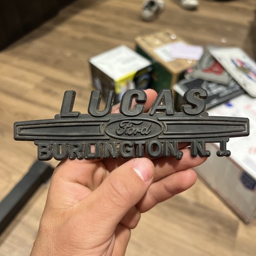 Vintage Lucas Burlington NJ New Jersey Ford Dealership Booster ...