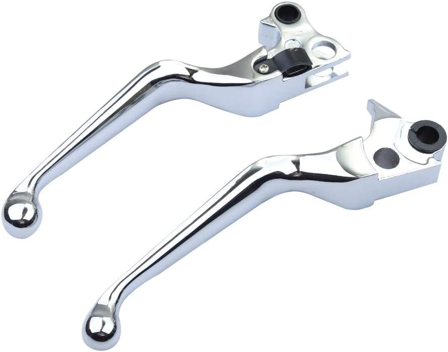 Chrome Hand Levers Brake Lever + Clutch Lever Replacement for Harley Hand | eBay