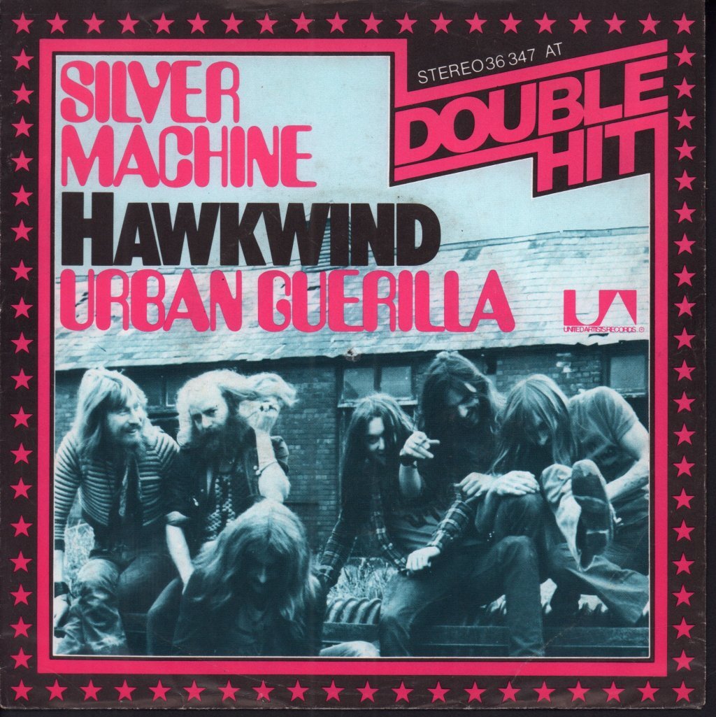Hawkwind Silver Machine 7" vinyl Germany United Artists pic sleeve has ...