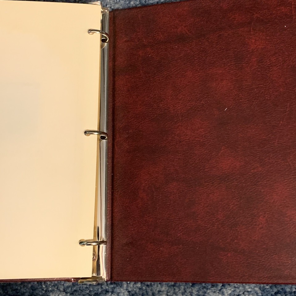 US Plate Blocks 1951-60 Binder Vol.III W Minkus Pages With Mounts Used ...