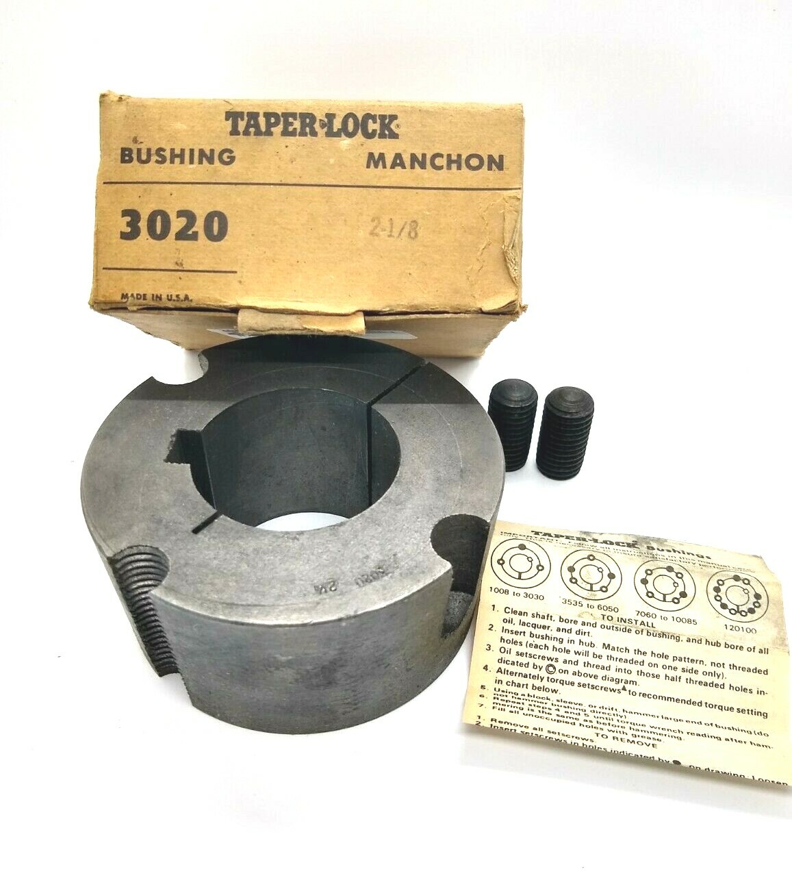 Dodge Taper-Lock Bushing 3020 2-1/8-KW | eBay