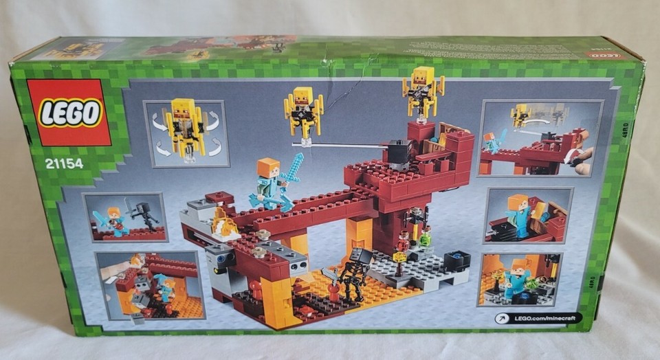 LEGO 21154 Minecraft THE BLAZE BRIDGE New Sealed minifigure ...