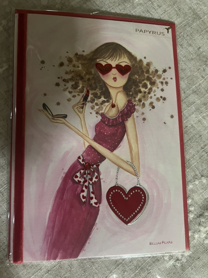NEW Papyrus Bella Pilar Happy Valentine’s Day Pretty Heart Greeting ...
