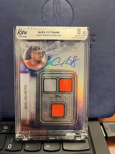 2025 Topps Sterling - Alex Bregman Triple Patch Auto 1/10 | eBay