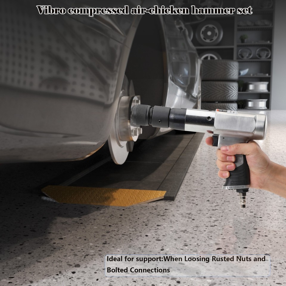 Air Hammer Kit Chisel Multi-functional Pneumatic Hammer Vibration ...