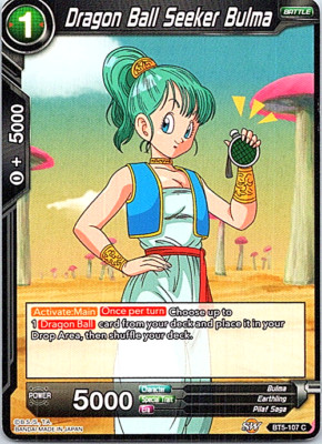 Dagon Ball Seeker Bulma BT5-107 C Dragon Ball Super Card TCG X1 | eBay