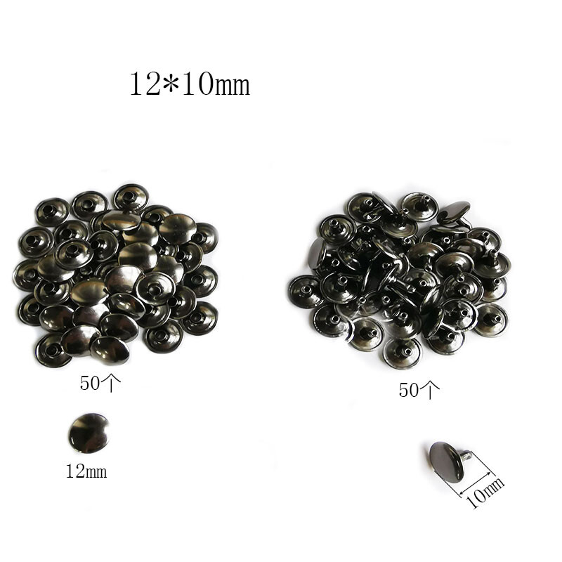 Double Cap Rivets Stud Rapid Rivets Leather Craft Repair 5mm 8mm 9mm ...