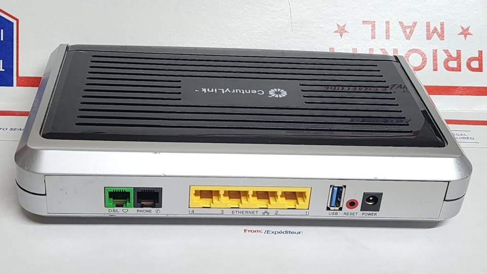 ACTIONTEC CENTURYLINK C1000A 300Mbps 4-PORT WIRELESS N ROUTER GIGABIT ...