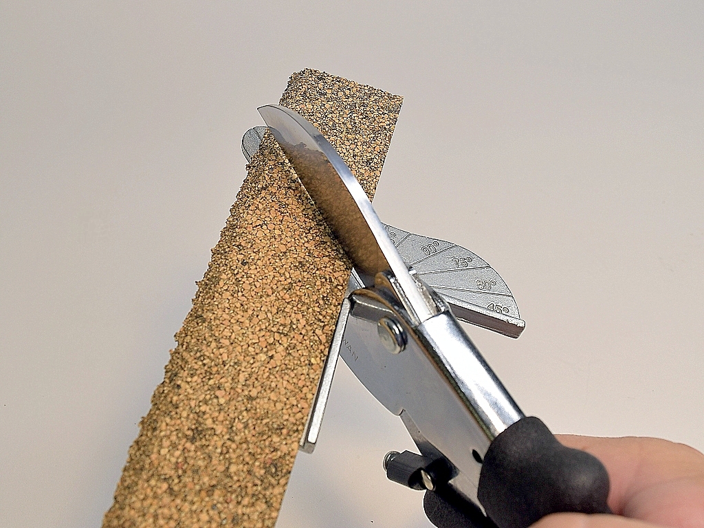 Miter Cutter for Stripwood, Cork Roadbed, Vinyl Tubing,Auto Trim ...