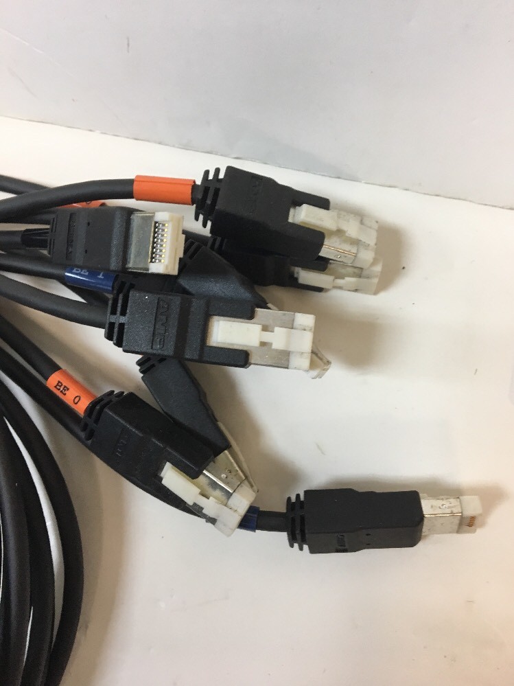 Lot of 9 AMP HSSDC-HSSDC Fibre Fiber Channel Cables 038-003-022 | eBay