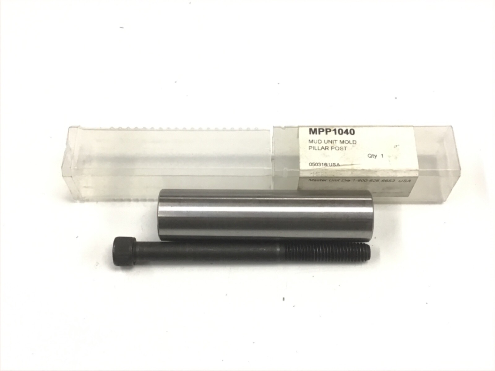 DME - MPP1040 - MUD INSERT MOLD PILLAR POST 1.00 X 4.000 WITH 3/8 SHCS ...