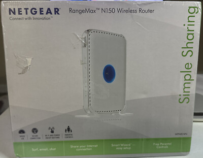 Netgear N150 WPN824N 150 Mbps 4-Port 10/100 Wireless G Router (WPN824N ...