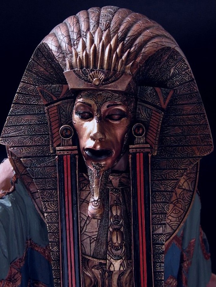 1/6 GK Figure Resin White Unpainted Model Stargate Ra Pharaoh | eBay