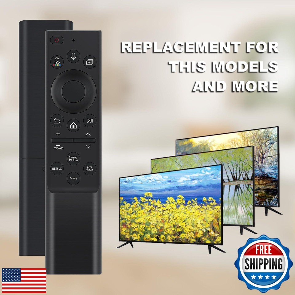 BN59-01385A Replacement Solar Remote Control fit for Samsung Smart TVs ...